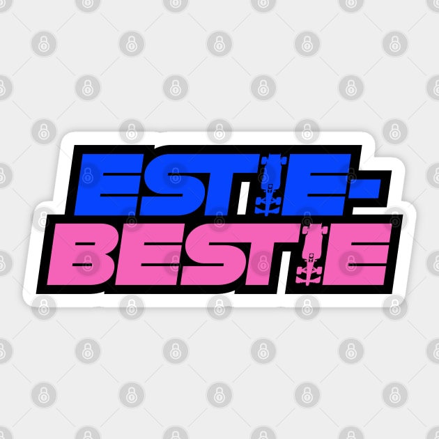 Estie-Bestie F1 Design - F1 - Sticker | TeePublic
